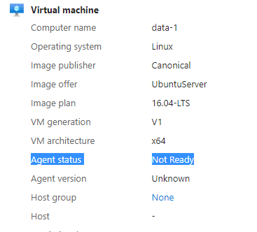 How to set up monitoring for VMs that show Agent Status "Not Ready" - Microsoft Q&A