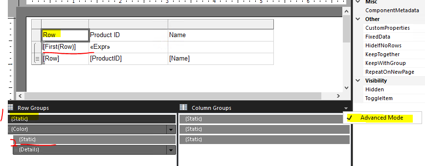 Append continued in the Group Header SSRS/Power BI Paginated Report - Microsoft Q&A