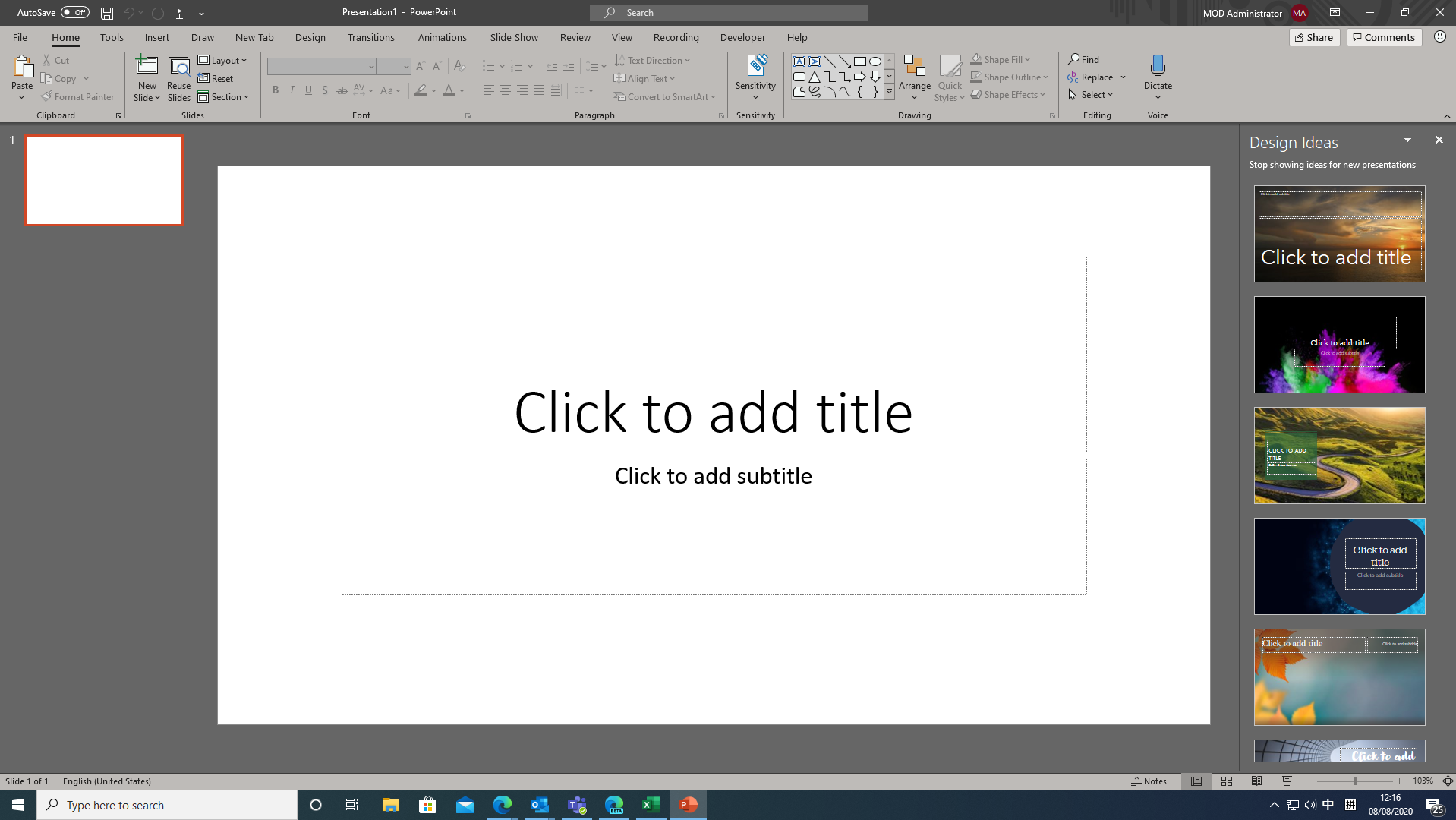 Powerpoint window shrinks to a rectangle when dragged to another screen ...