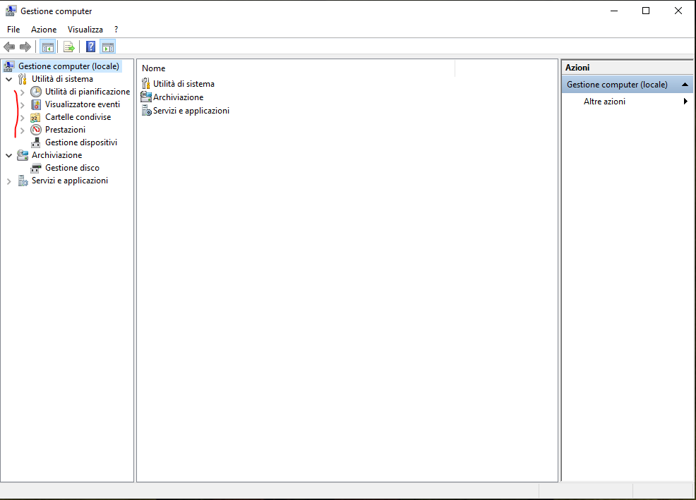 Utenti e Gruppi Locali non presente - Microsoft Q&A