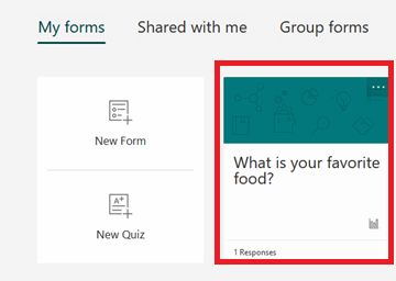 Forms response collection - Microsoft Q&A
