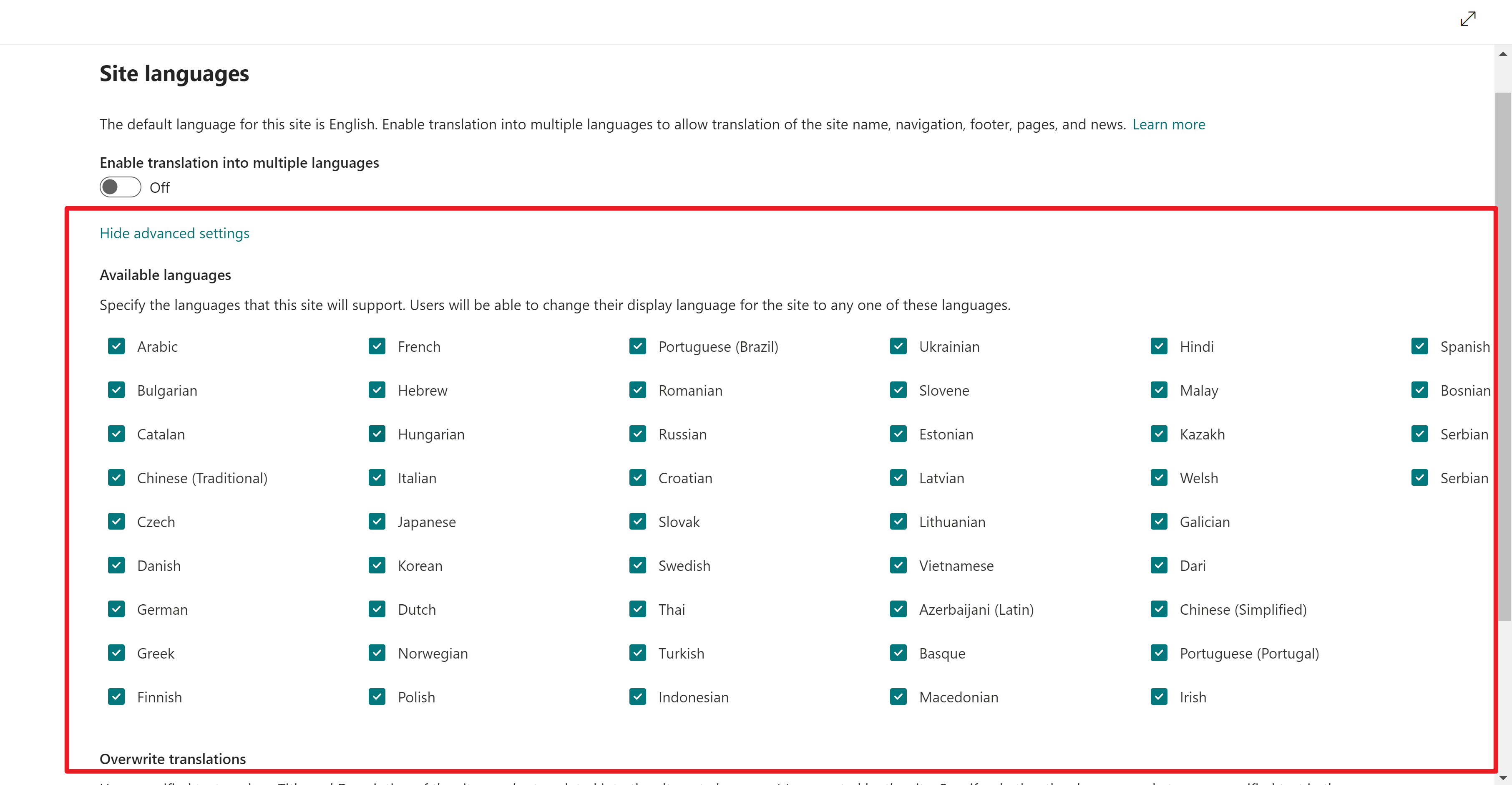Language preferences - Microsoft Q&A