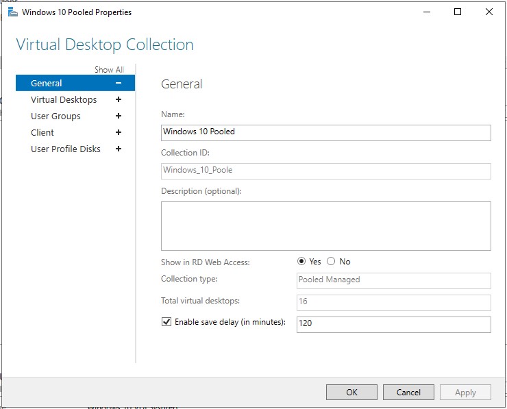 Is it possible to adjust the number of virtual desktops for VDI ...