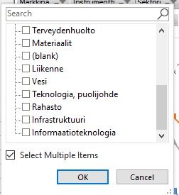 Pivot charts - filter list in alphabetical order - Microsoft Q&A