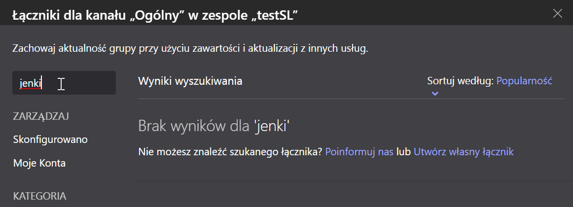 Adding Jenkins Connector in Teams don't work - Microsoft Q&A