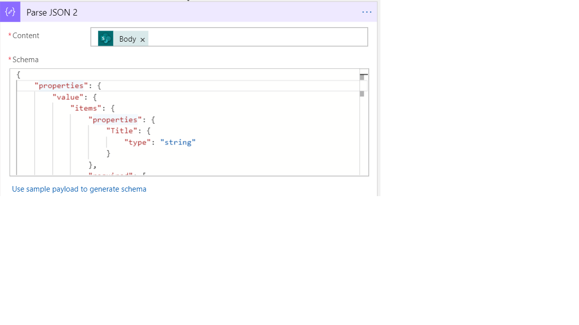 Get value for each field from parse josn - Microsoft Q&A
