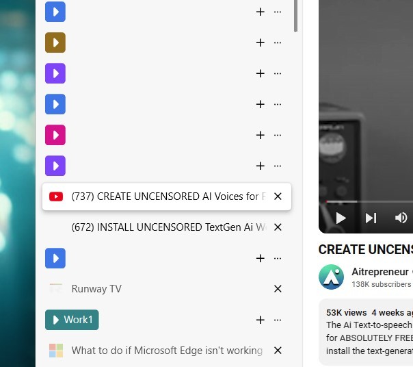 microsoft edge tab names keep getting wiped everytime i reboot or shut ...
