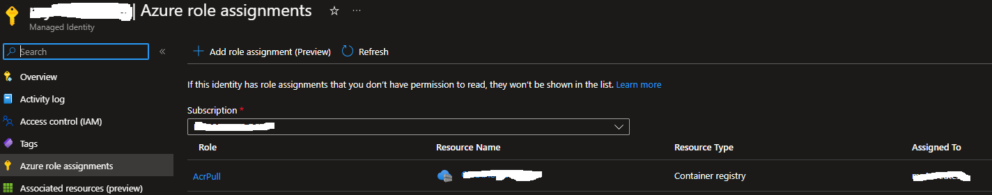Pull ACR image from ACI using user managed identity - Microsoft Q&A Pull ACR image from ACI using user managed identity - Microsoft Q&A