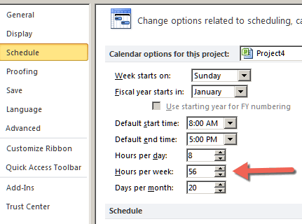 Microsoft Project 7-Day working week - Microsoft Q&A