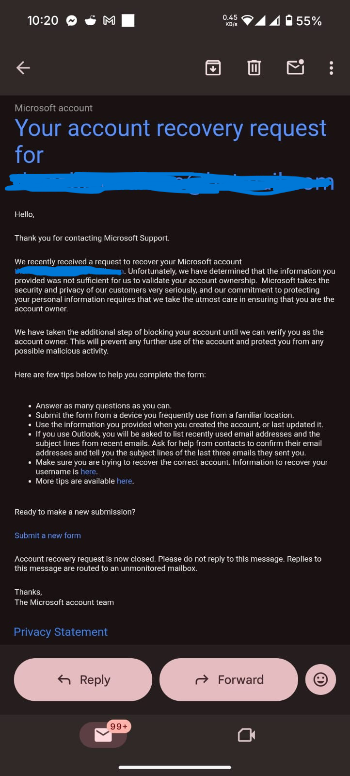 Can't sign in to my personal hotmail account - Microsoft Q&A