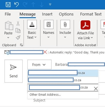 New Outlook Layout - 'Send As' - Microsoft Q&A