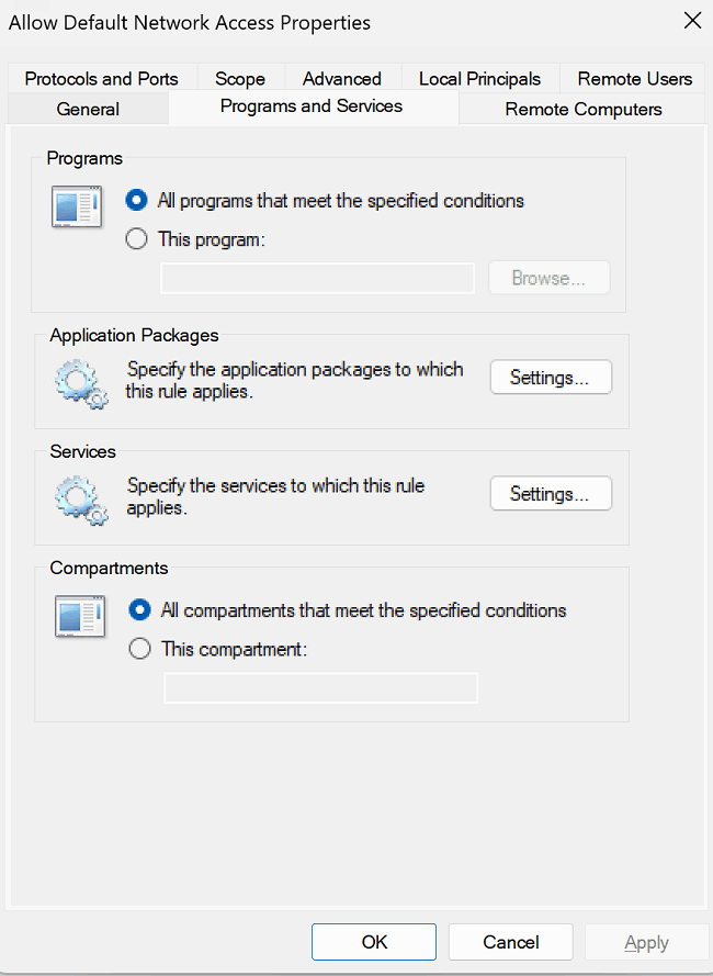 How to configure defender firewall - Microsoft Q&A