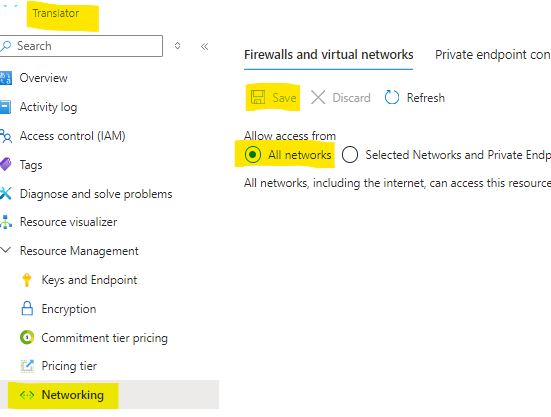 Using - Translator - Auth problem - Microsoft Q&A