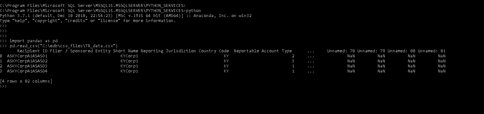 Executing Python Script From Ssms Microsoft Qanda