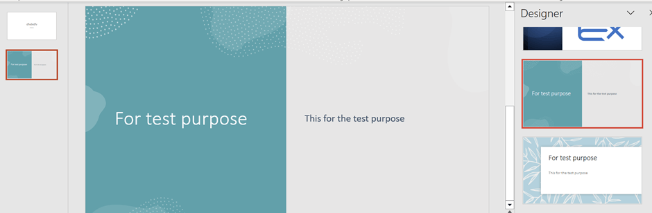 Why there is no way to return designed/formatted slide using the ...
