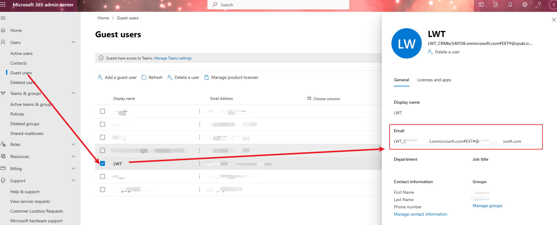 Unable to add guest account to Teams "no results found" - Microsoft Q&A