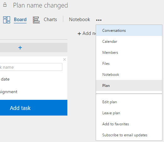 Rename a plan in Office 365 PLanner - Microsoft Q&A