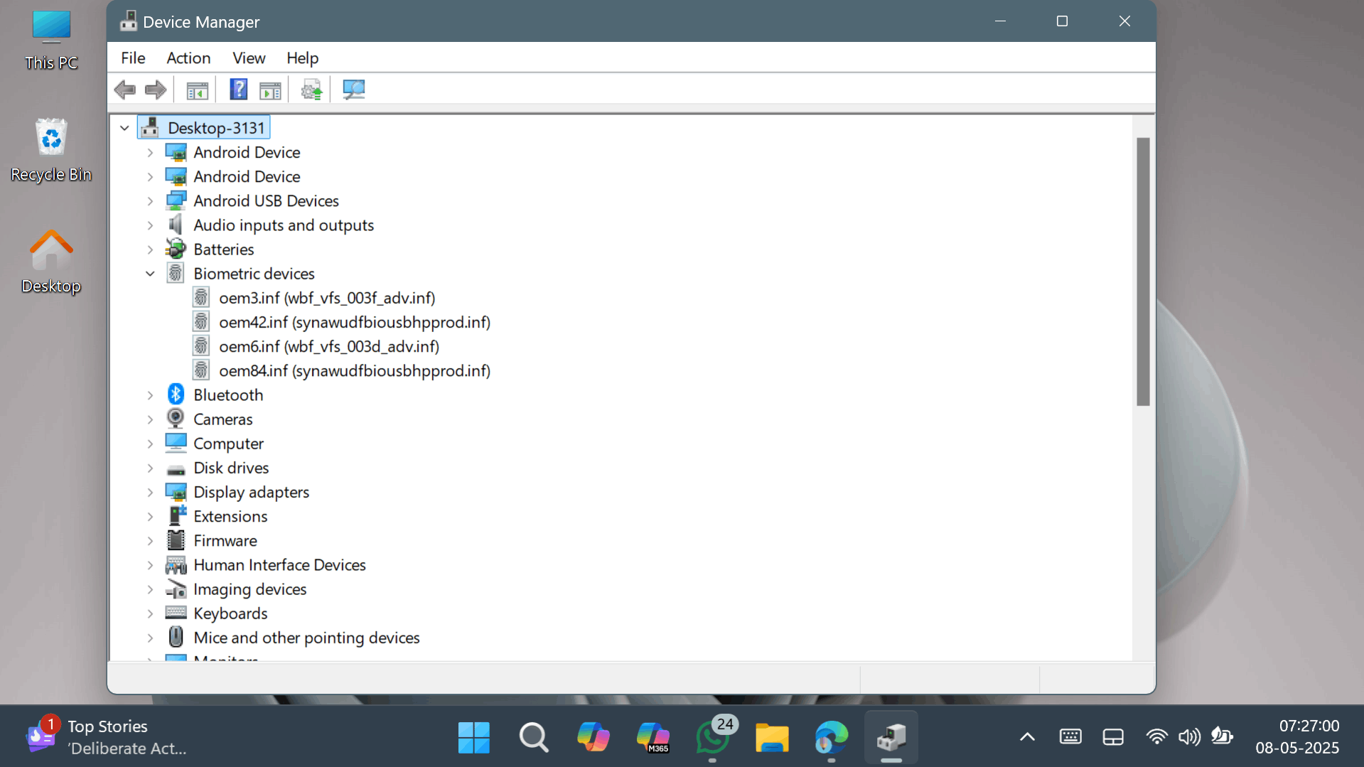 Fingerprint scanner not working - Microsoft Q&A