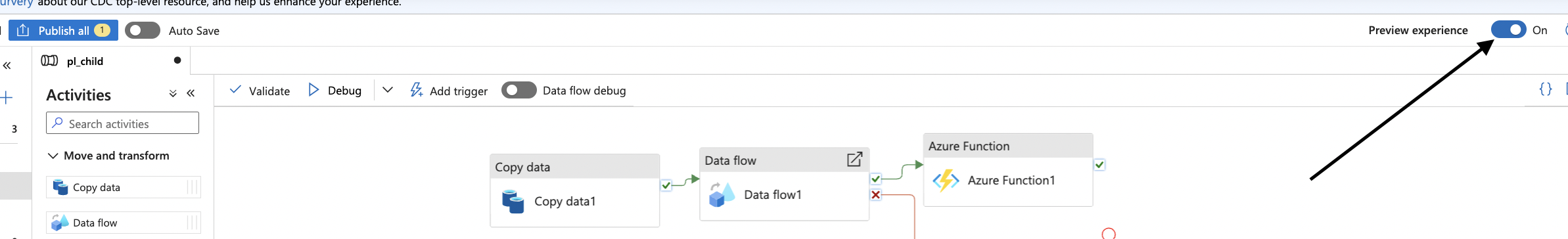 Disable an activity in a pipeline - Microsoft Q&A