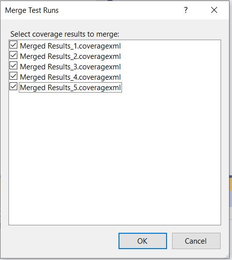 Not able to import more than 5 code coverage results and merge ...