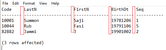 Result in Particular location in text format - Microsoft Q&A