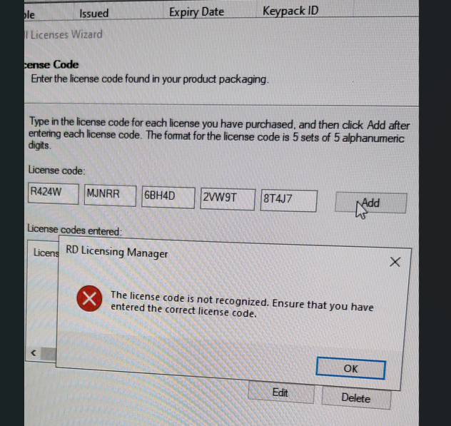 Downgrading the license number of RDS 2025 to RDS 2022 - Microsoft Q&A