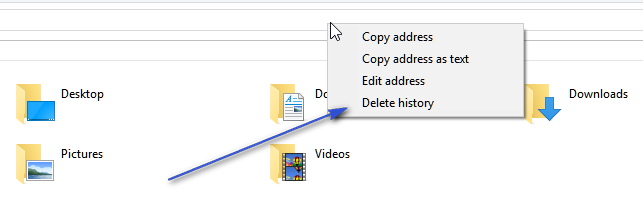 How do I clear my File Explorer address bar history? - Microsoft Q&A
