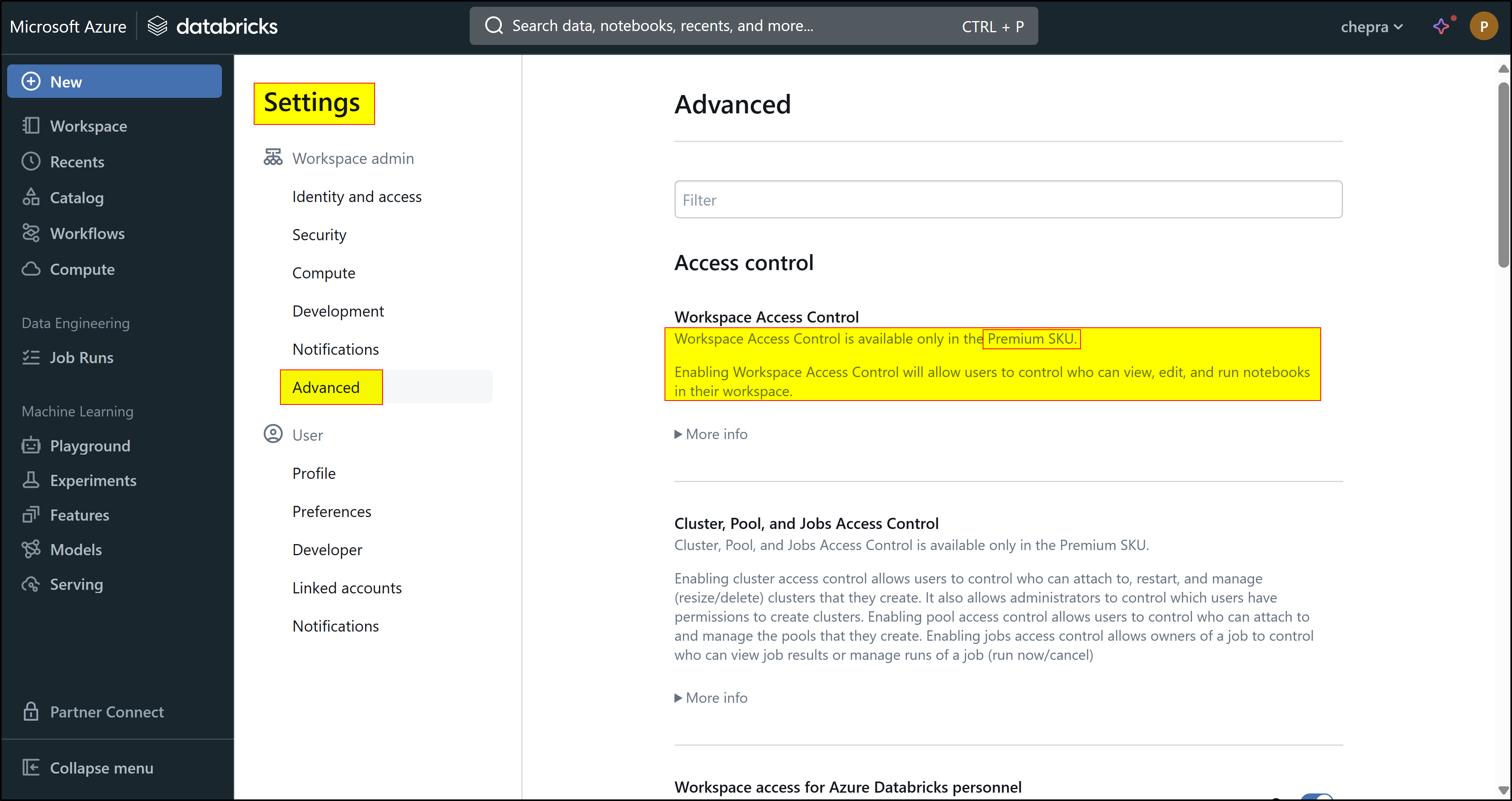Permissions Management in Azure Databricks Standard - Microsoft Q&A