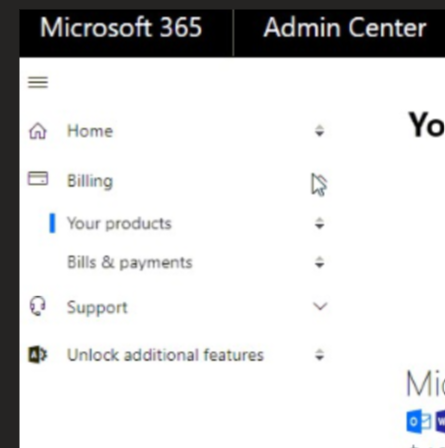 Microsoft 365 Admin features locked | Initial Purchase - Microsoft Q&A