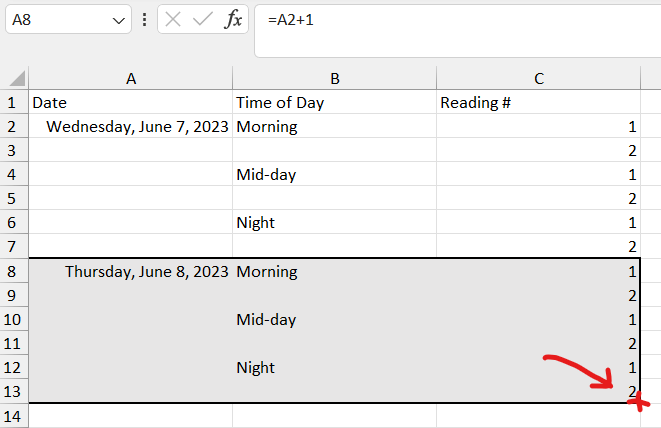 How to get Data to span multiple rows in excel - Microsoft Q&A