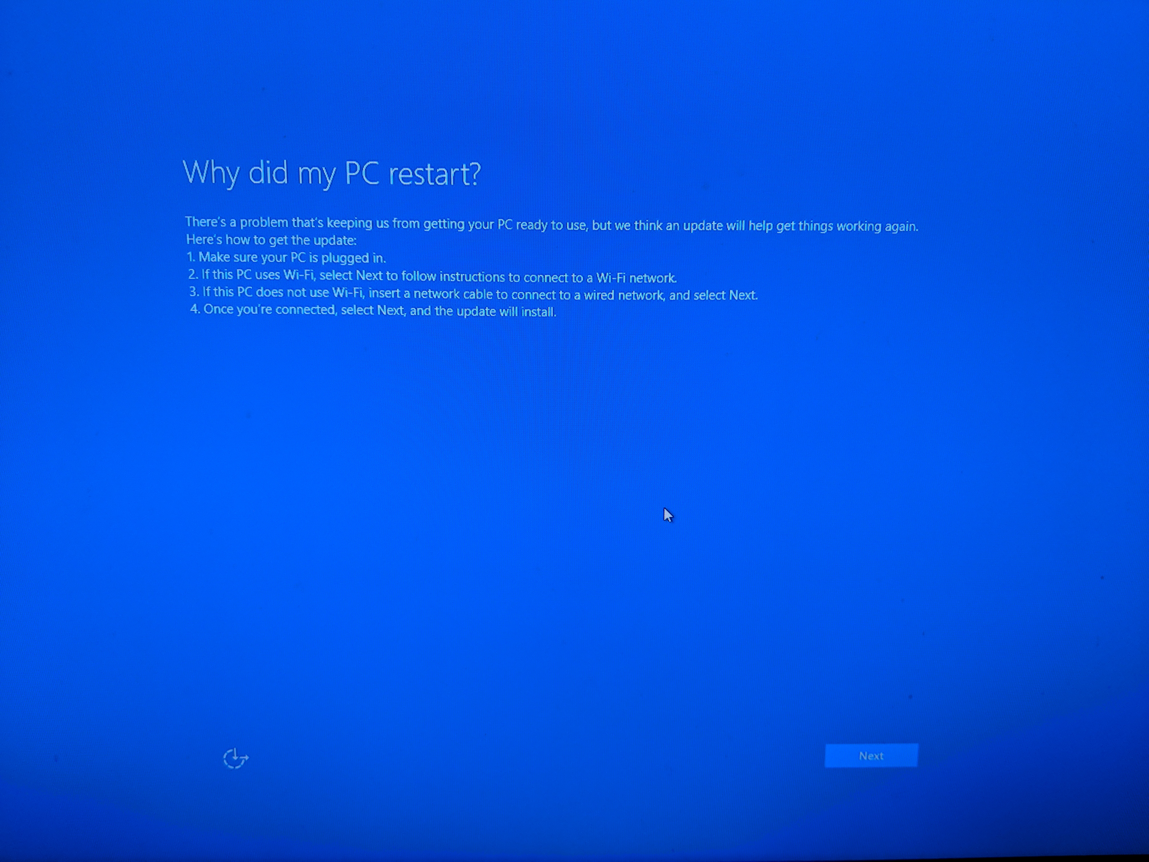 Why did my PC restart? Loop - Microsoft Q&A