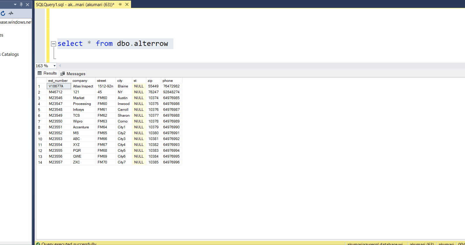 Alter Row and Derived Column Not Working Correctly - Microsoft Q&A