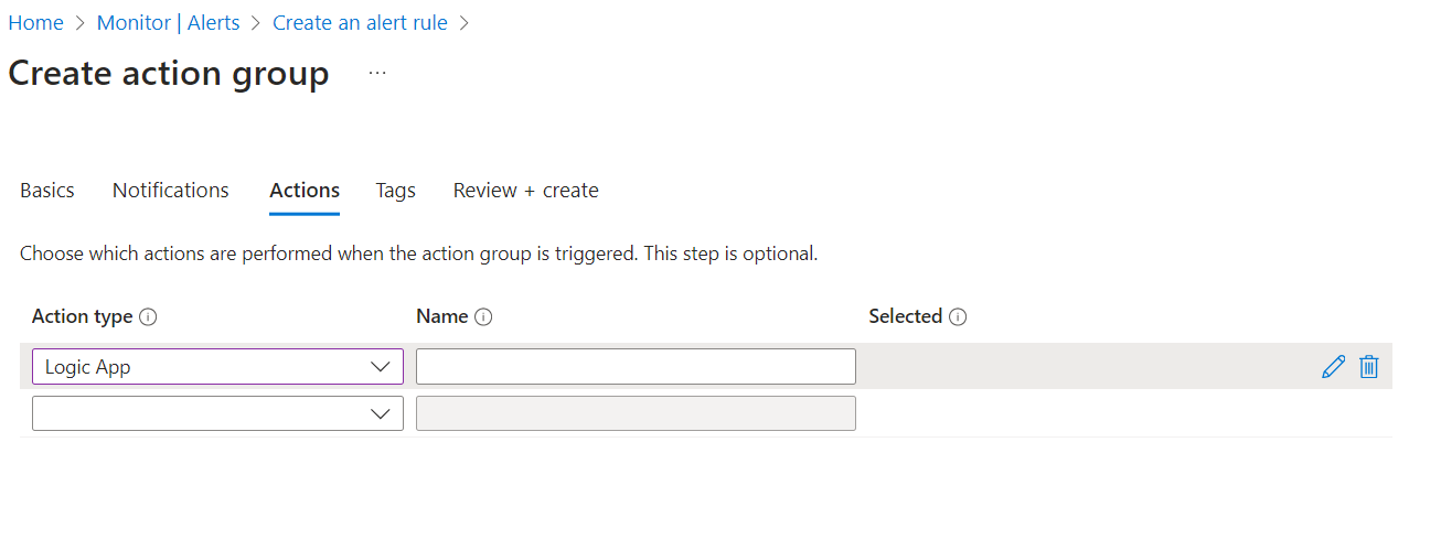 logic App to ingest notification of azure monitor alerte to Microsoft ...