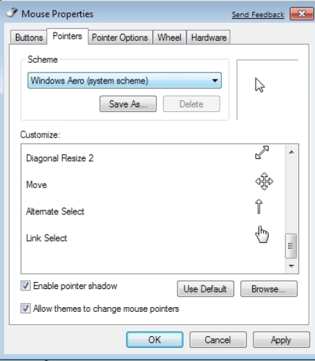 Cursors icons take icon pictures from other programs & Cursors problem ...