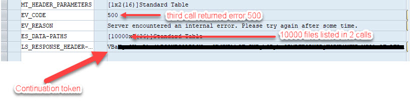 ADLS Gen2 Return code 500 while listing paths under a container using continuation token in ...