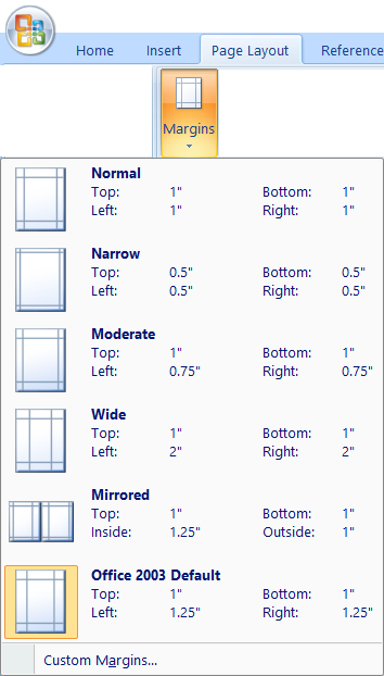 custom page margin options in word - Microsoft Q&A