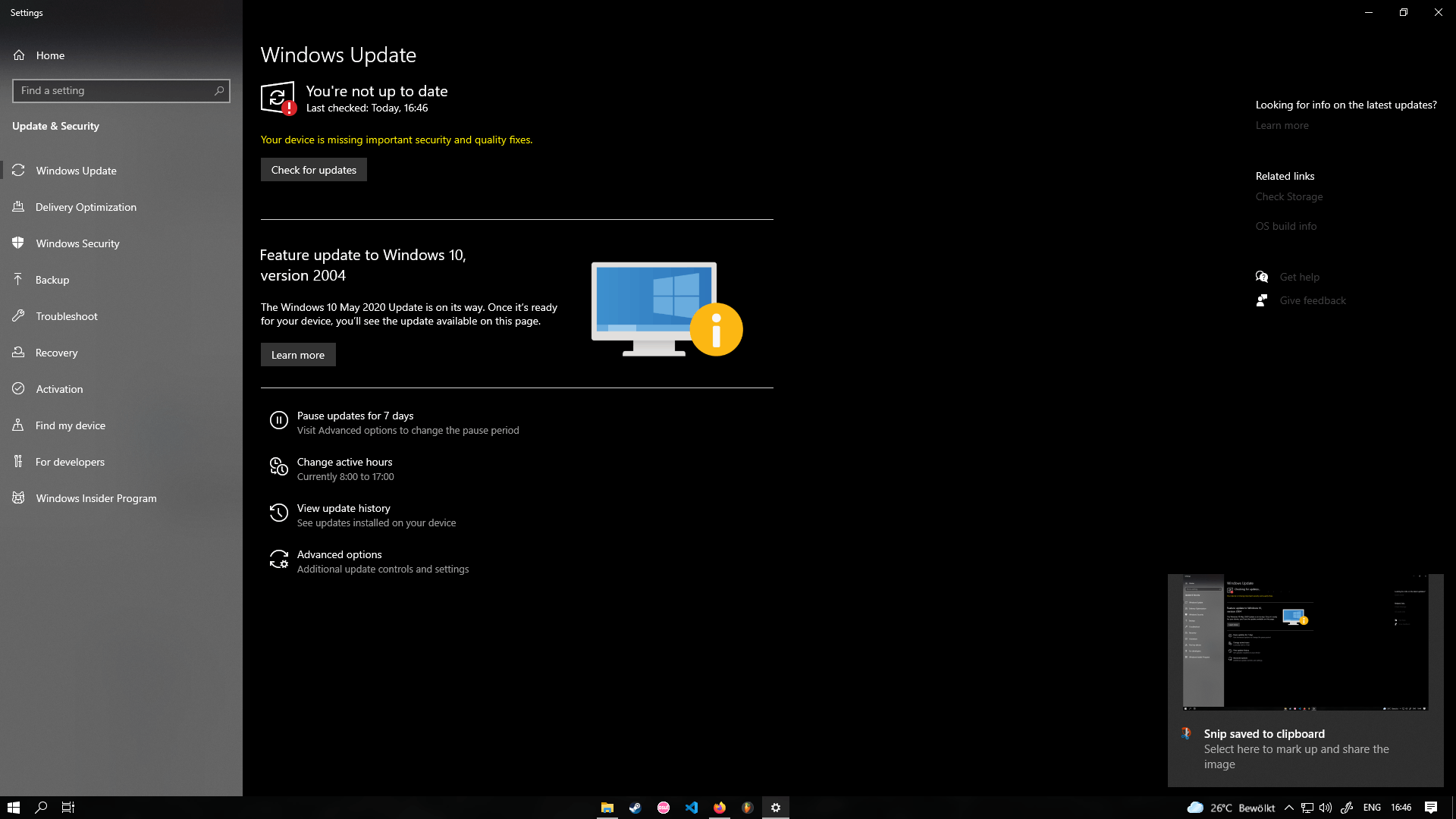 Windows Update Microsoft Q A