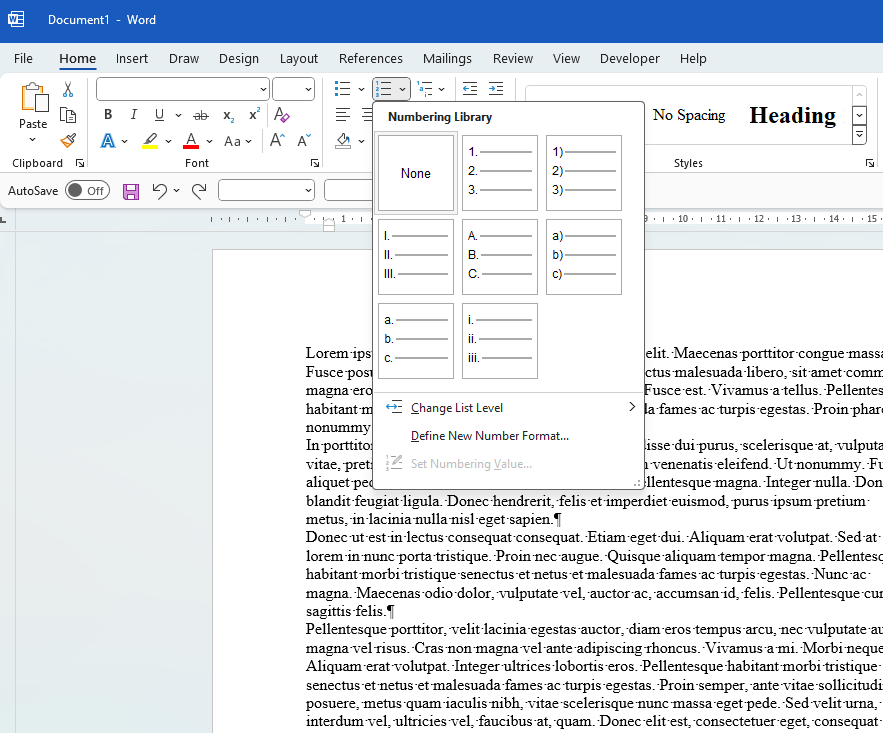 Need to remove numbering/ bullets from entire document (Word for Windows) - Microsoft Q&A
