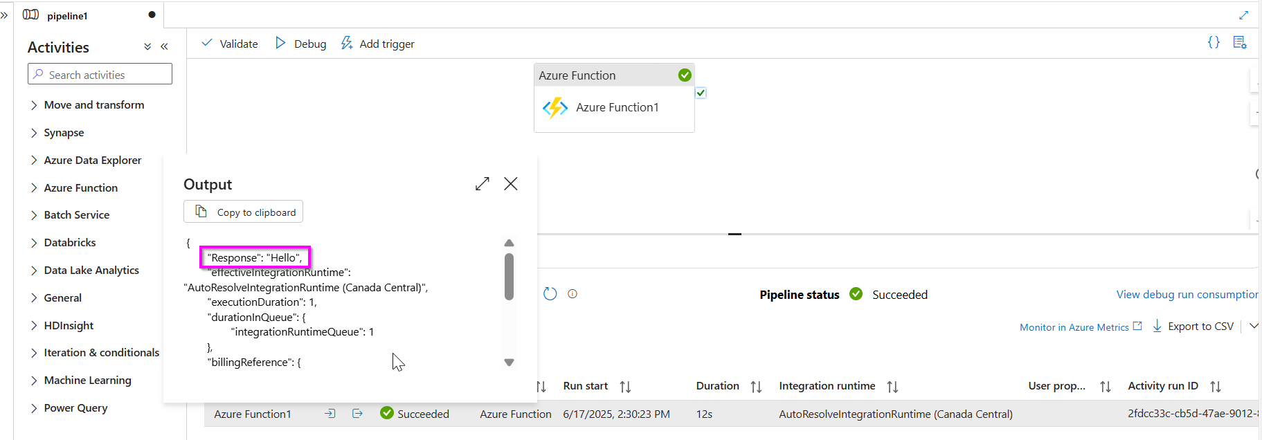 Authentication Failure: ADF Function Linked Service to Azure Function App Using System-Assigned ...