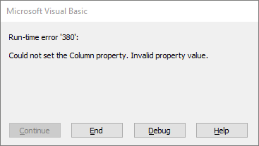 Excel VBA - Display more than 10 columns in ListBox - Microsoft Q&A