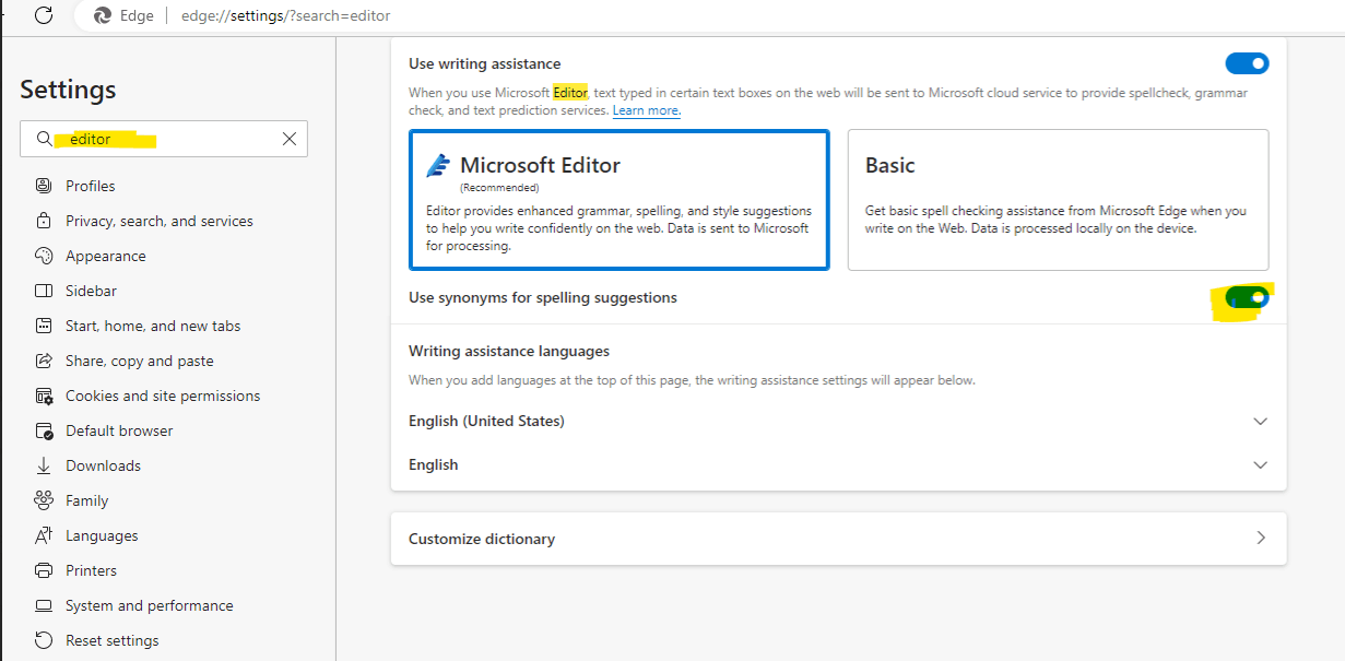 Spell check stopped working in the body of my email - Microsoft Q&A