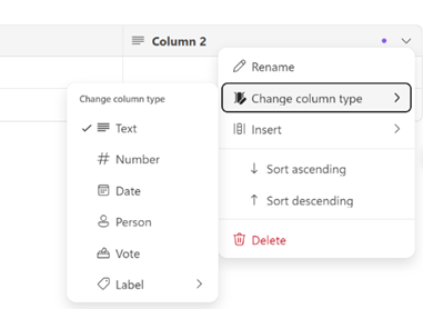 How do you spawn a table in Loop? - Microsoft Q&A