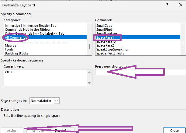 Ctrl+0 and Ctrl + 1 shortcuts for adjusting the paragraph spacing no ...