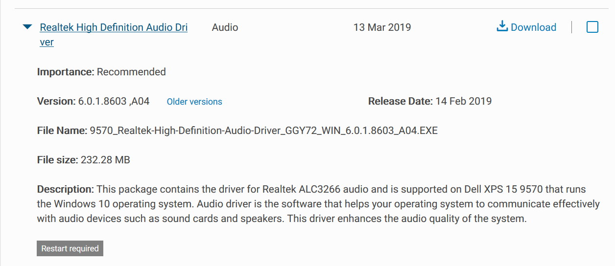High Definition Audio Device drivers missing - Microsoft Q&A