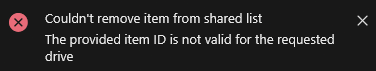 OneDrive Shared With Me Items that I cannot remove suggestions ...