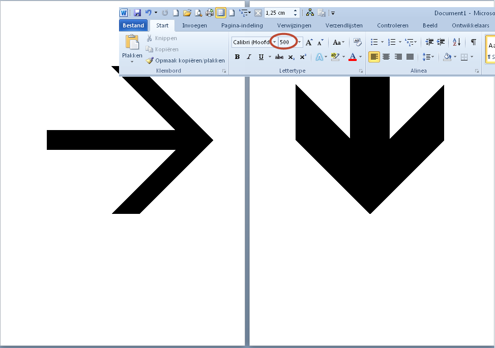 Insertion d'une flèche dans un document Word - Microsoft Q&A