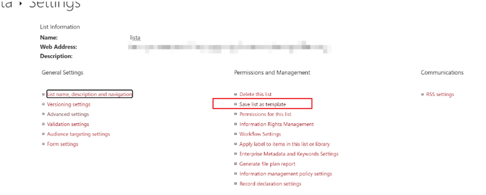 MS Lists - Can I move, copy or save as? - Microsoft Q&A
