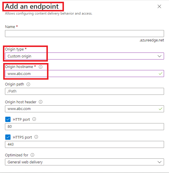 Images Served from Different Domains /AZURE CDN - Microsoft Q&A