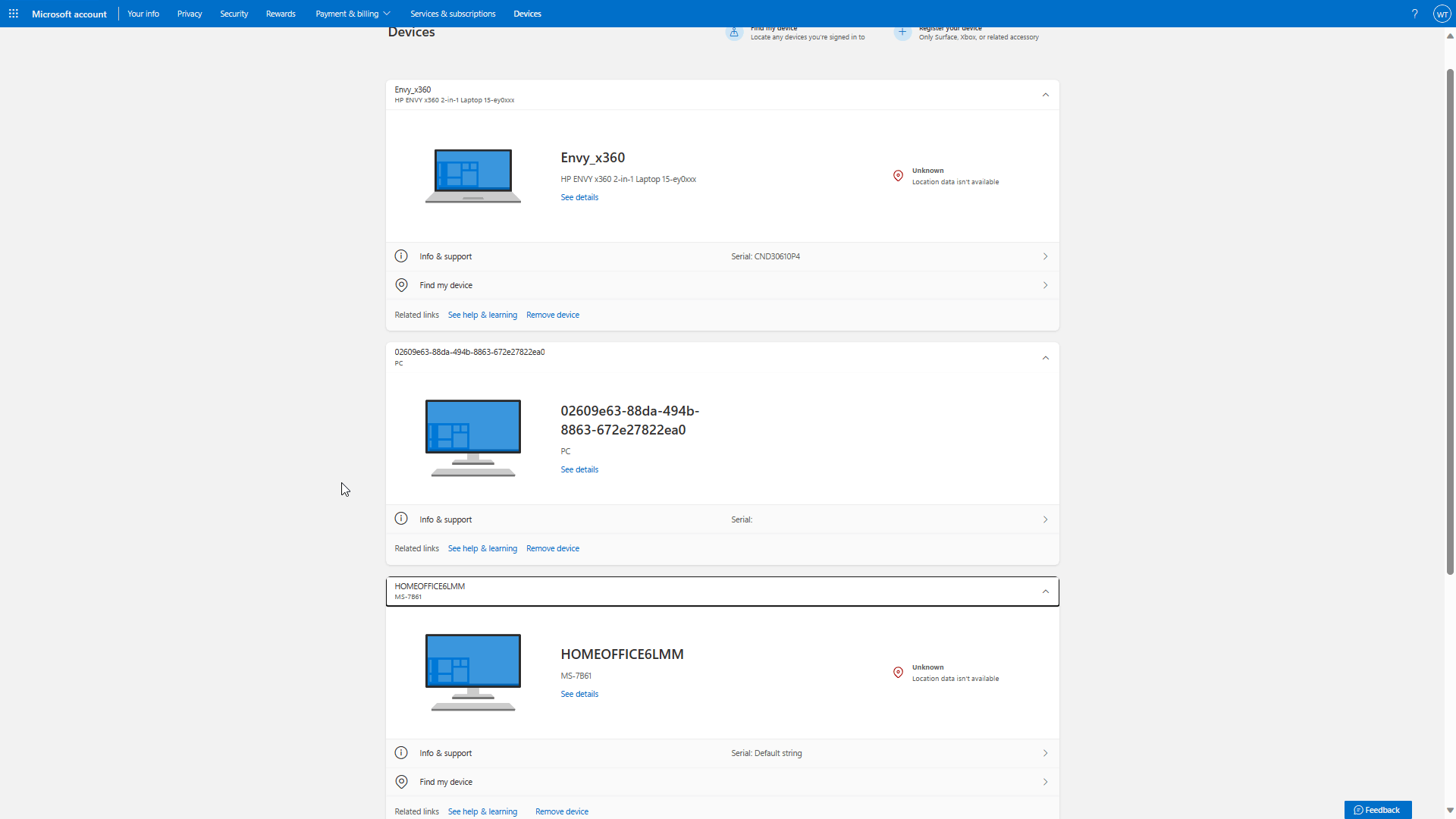 Microsoft Devices -unknown device keeps coming back - Microsoft Q&A