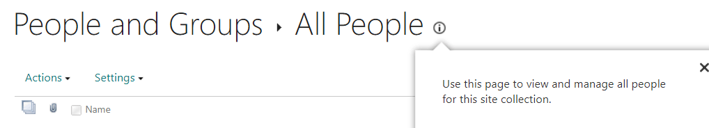 People and Group page - Microsoft Q&A